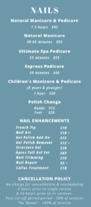 Hale Koa Service Menu - Heaven On Earth Hawaii