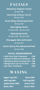 Hale Koa Service Menu - Heaven On Earth Hawaii